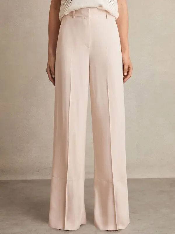 REISS Wide-leg Suit Trousers