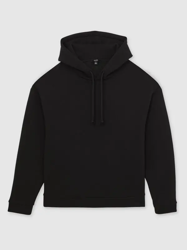 REISS Cotton-blend Fleece-back Hoodie