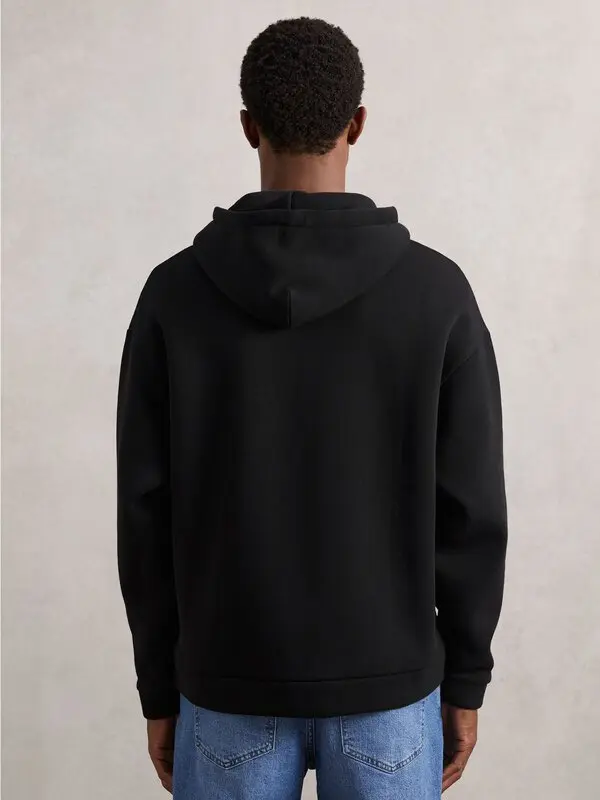 REISS Cotton-blend Fleece-back Hoodie