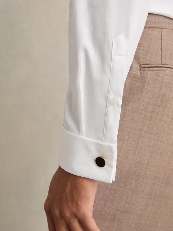 REISS Regular Fit Regular-fit Cotton-satin Stripe Shirt