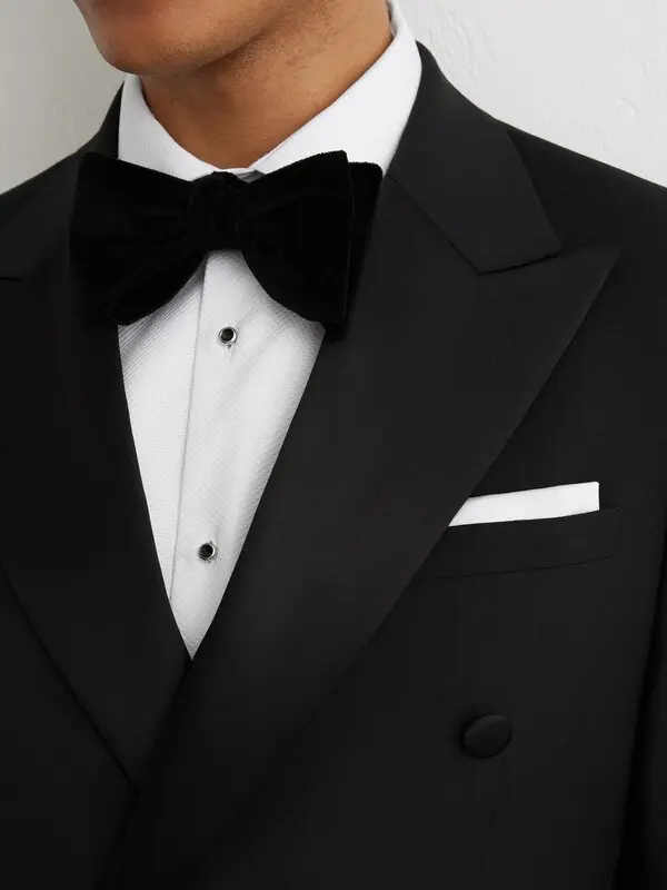 REISS Tailored Fit Double-breasted Tuxedo Jacket