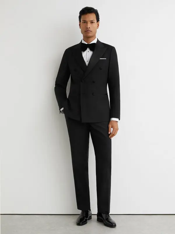 REISS Db Tailored Fit Double-breasted Tuxedo Jacket