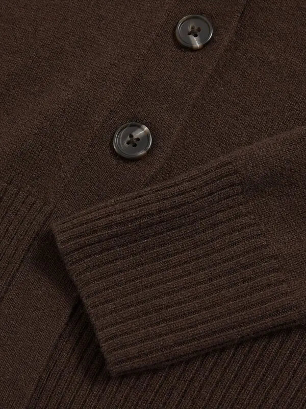REISS 4-9 Yrs Wool-blend Fitted Cardigan With Cashmere