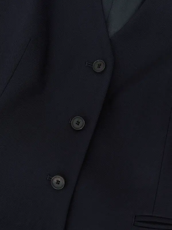 REISS Petite Wool-blend Single-breasted Suit Blazer