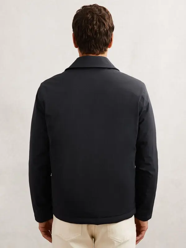 REISS Lightly-padded Patch-pocket Overshirt