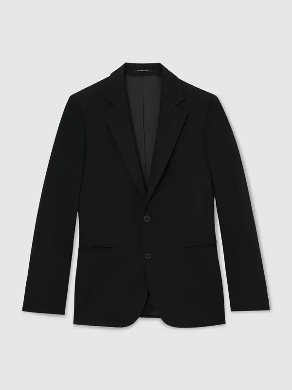 REISS Tailored Fit Single-breasted Suit Blazer - Black