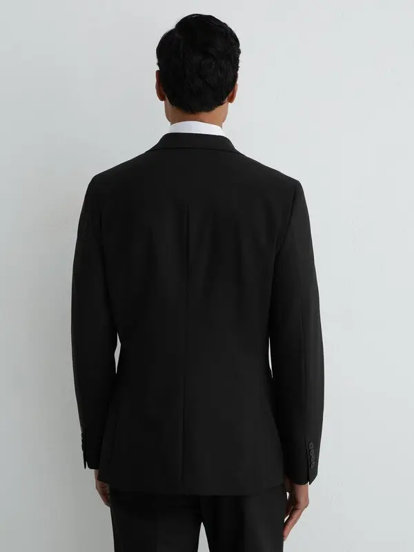 REISS Tailored Fit Single-breasted Suit Blazer - Black