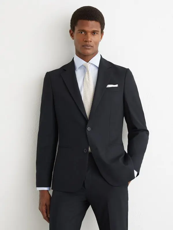 REISS Tailored Fit Single-breasted Suit Blazer