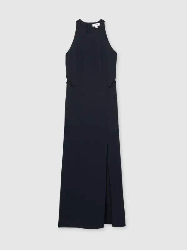 REISS Ladder Trim Sleeveless Maxi Dress