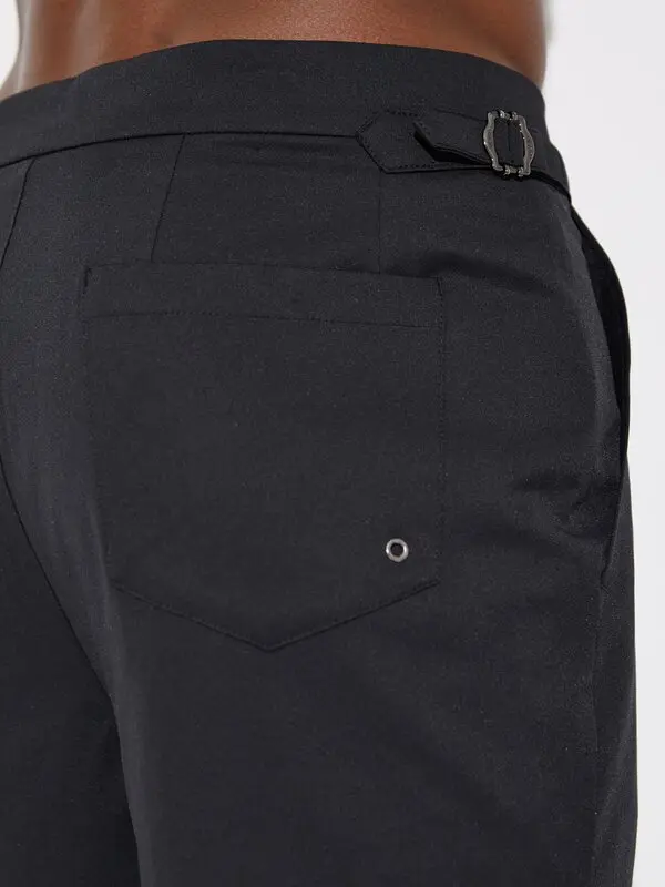 REISS Side Adjuster Swim Shorts - Black
