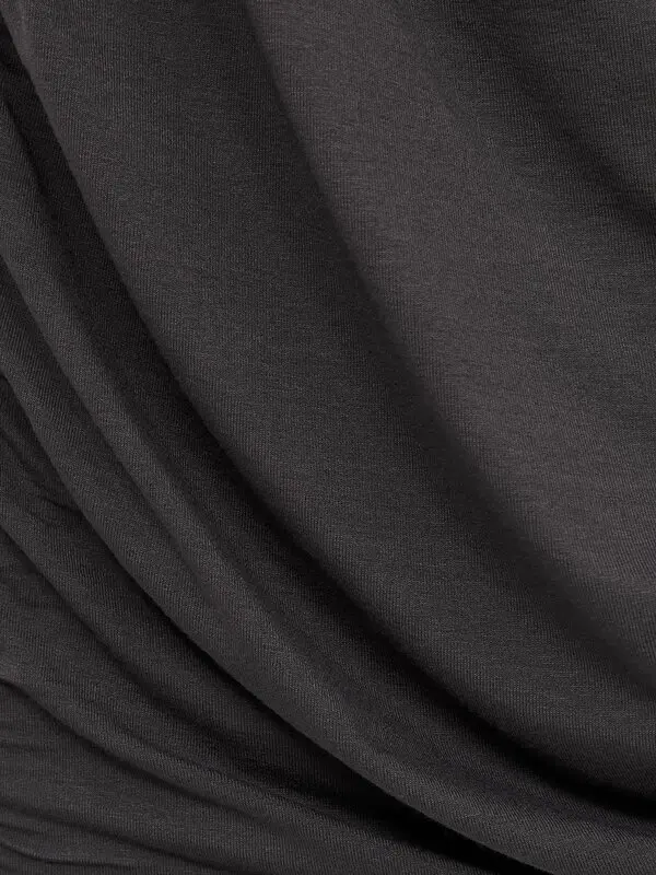 REISS Ruched Mini Dress - Charcoal