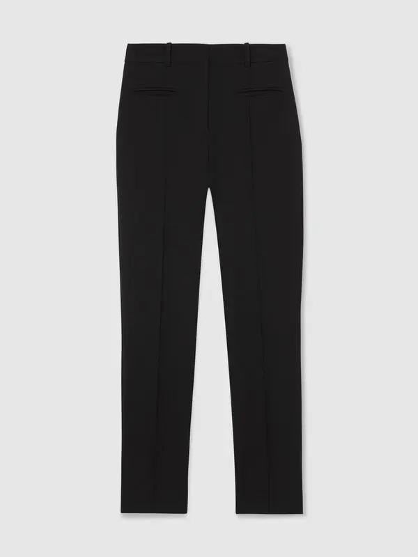 REISS Pintuck Tapered Trousers