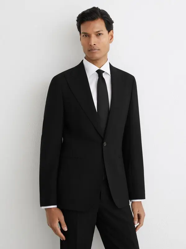 REISS Belmont Tailored Fit Single-breasted Suit Jacket Tailored-fit With Wool