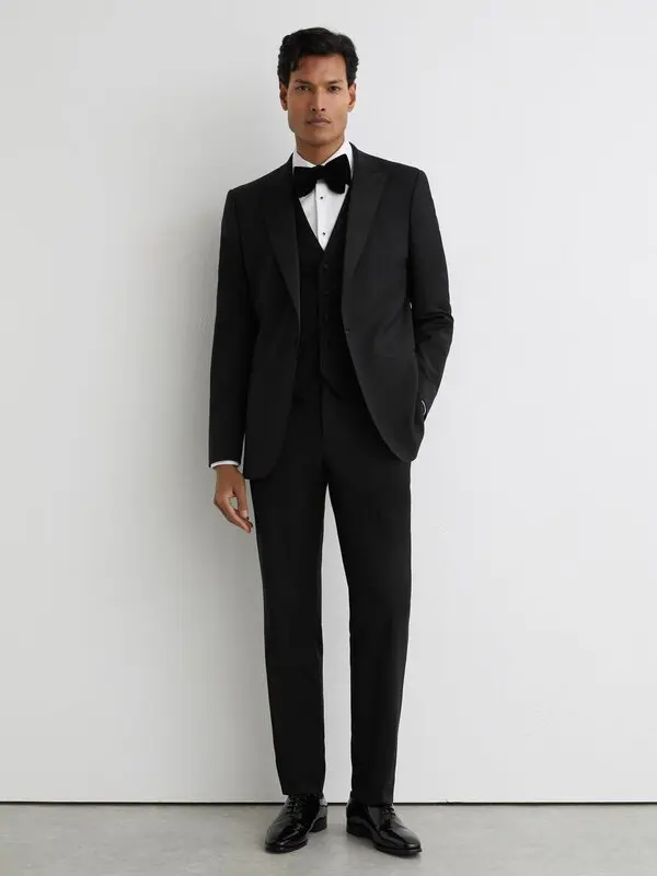 REISS Wool-blend Tailored-fit Waistcoat
