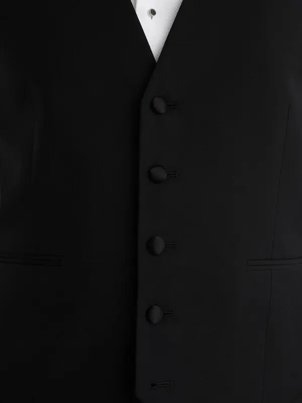 REISS Wool-blend Tailored-fit Waistcoat