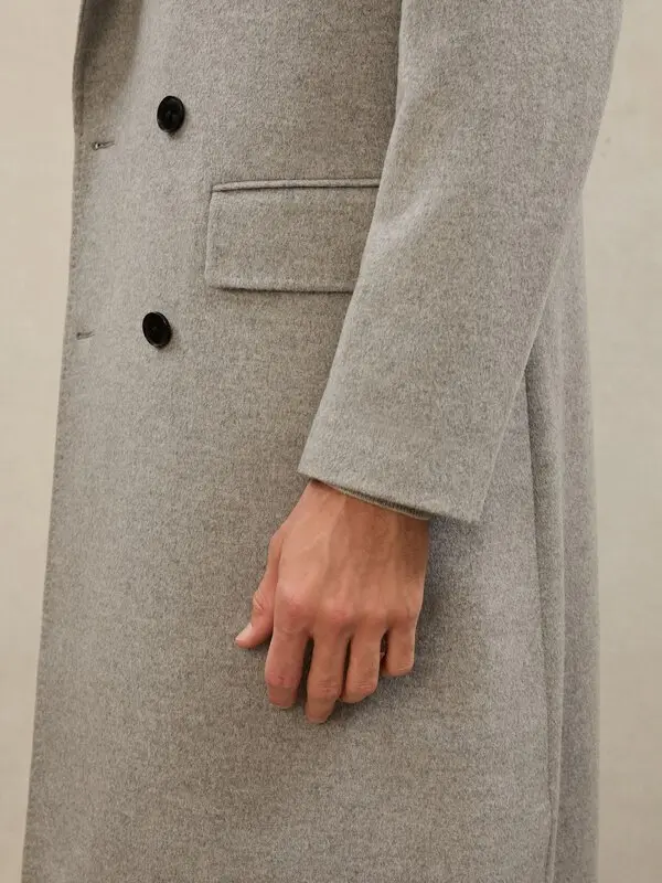 REISS Atelier Tycho Cashmere Double-breasted Overcoat