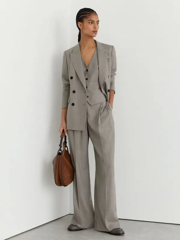 REISS Wool-blend Tailored Waistcoat
