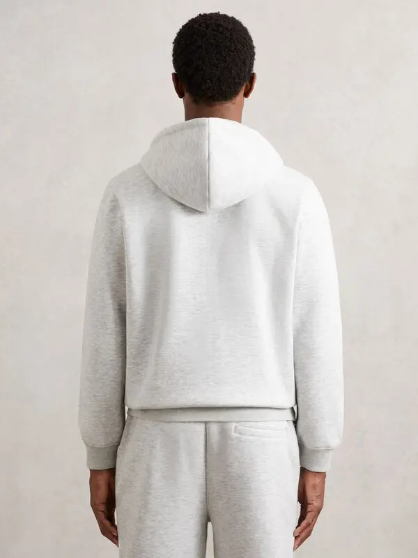 REISS Cotton-blend Zip-through Hoodie