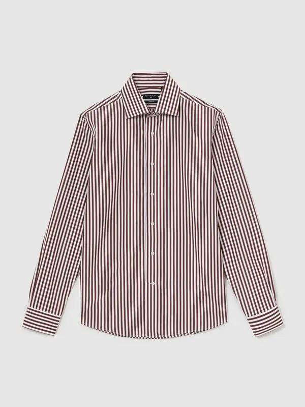 ATELIER Cotton Bengal-stripe Regular-fit Shirt