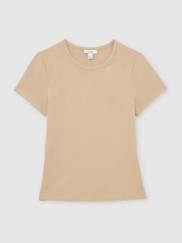 REISS Stretch-cotton Crew-neck T-shirt