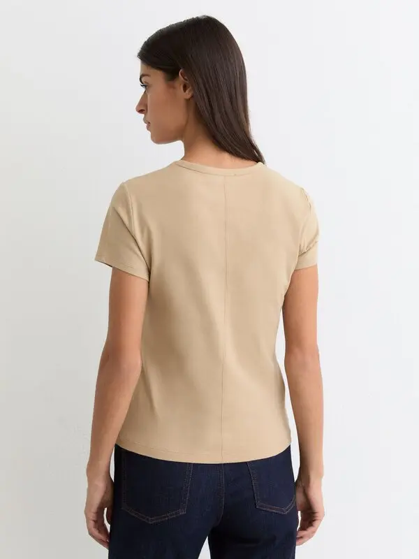 REISS Stretch-cotton Crew-neck T-shirt