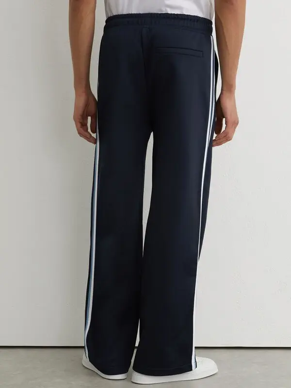 REISS Monogram Tape-detail Relaxed Joggers