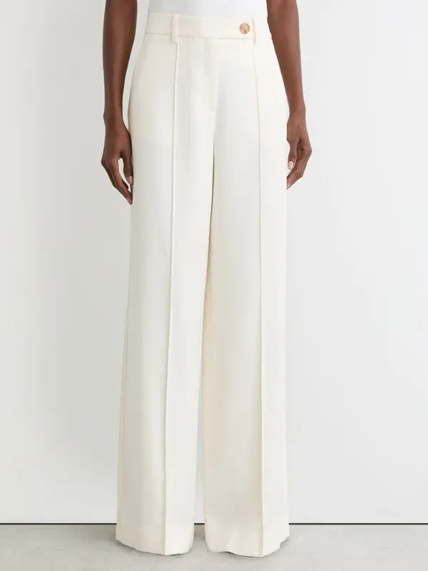 REISS Wide-leg Seam-detail Trousers