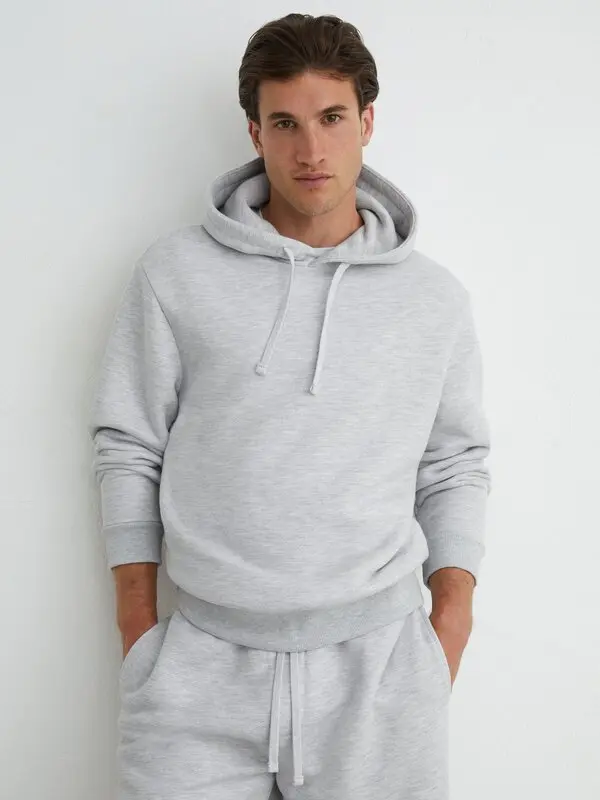 REISS Heavyweight Cotton-blend Relaxed-fit Hoodie