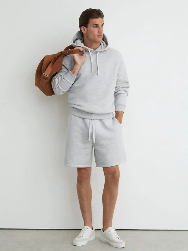 REISS Heavyweight Cotton-blend Relaxed-fit Hoodie