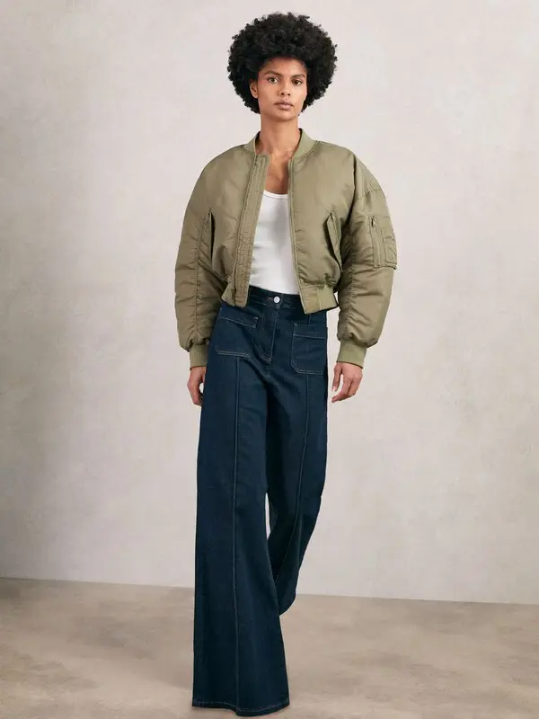 REISS Technical Puffer Bomber Jacket