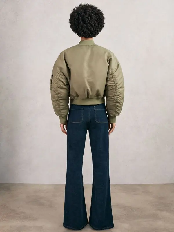 REISS Technical Puffer Bomber Jacket