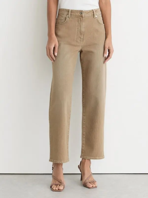 REISS Selin Mid-rise Straight-leg Jeans