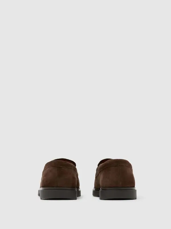 REISS Suede Tassel Loafers