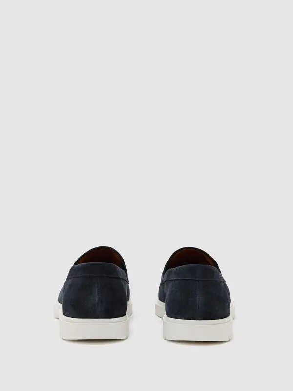 REISS Jimmy Suede Tassel Loafers
