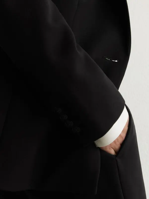 REISS Gabi Tailored Single-breasted Suit Blazer - Black
