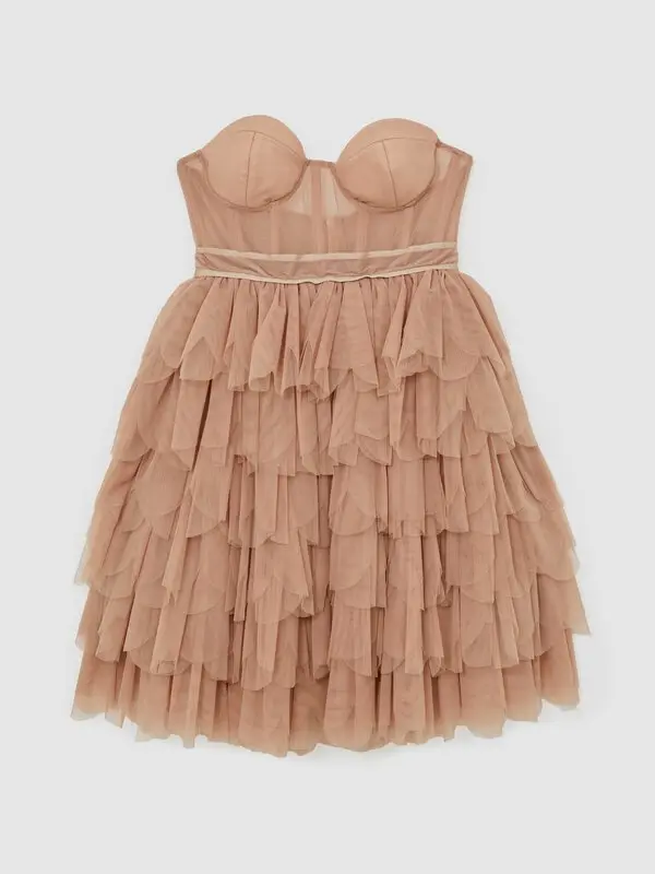 REISS Royal Ballet Tulle Mini Dress - Pink