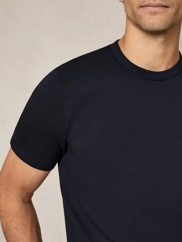 REISS Premium-interlock Modern-fit T-shirt