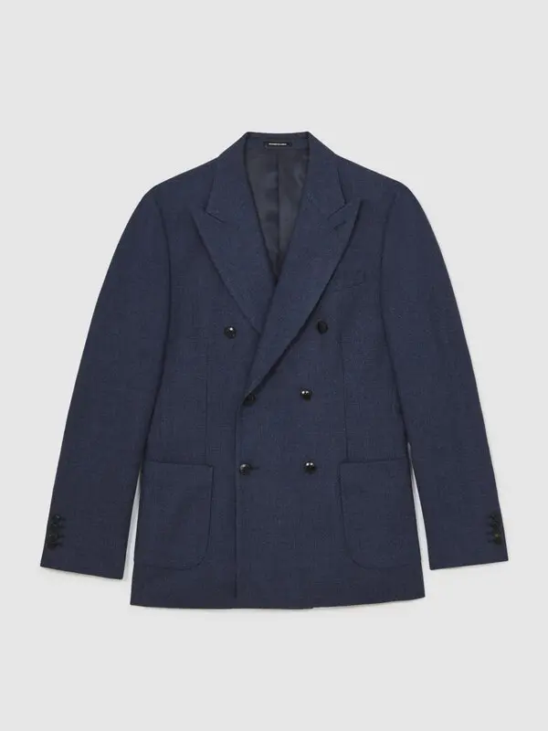 REISS Wool-blend Double-breasted Blazer Slim-fit