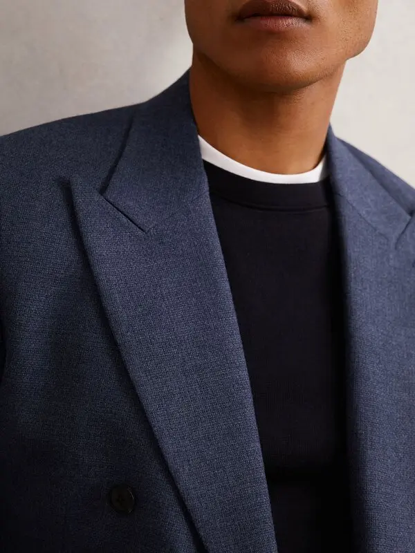 REISS Wool-blend Double-breasted Blazer Slim-fit