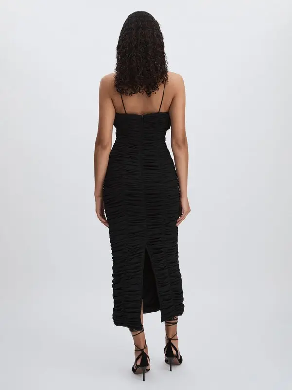 Acler Gathered Midi Dress