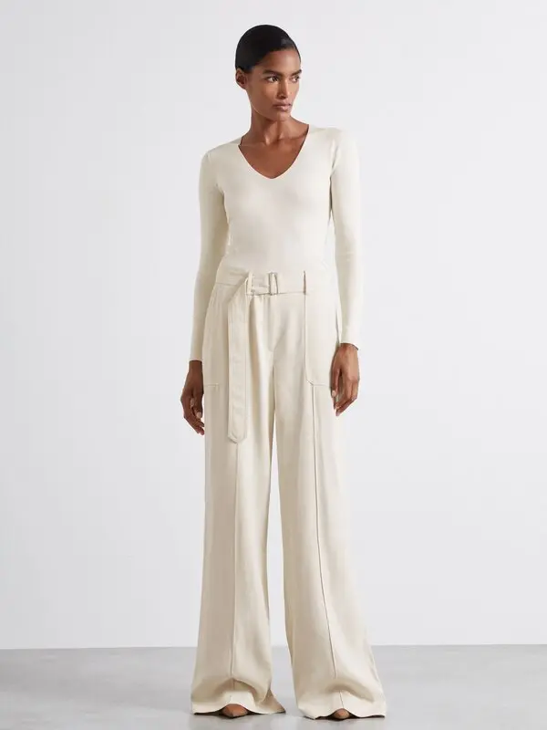 REISS Iris Trousers Plain