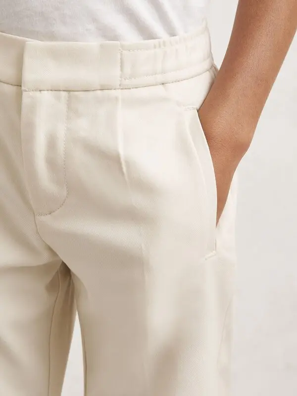 REISS Relaxed-fit Pleated Tapered Trousers