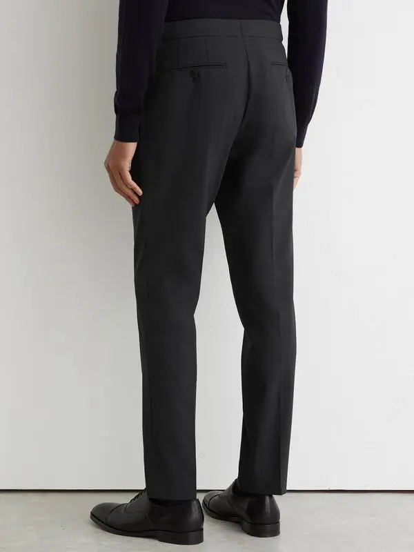 REISS Classic Fit Wool-blend Tailored-fit Suit Trousers