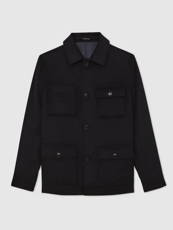 REISS Atelier Cashmere Field Jacket