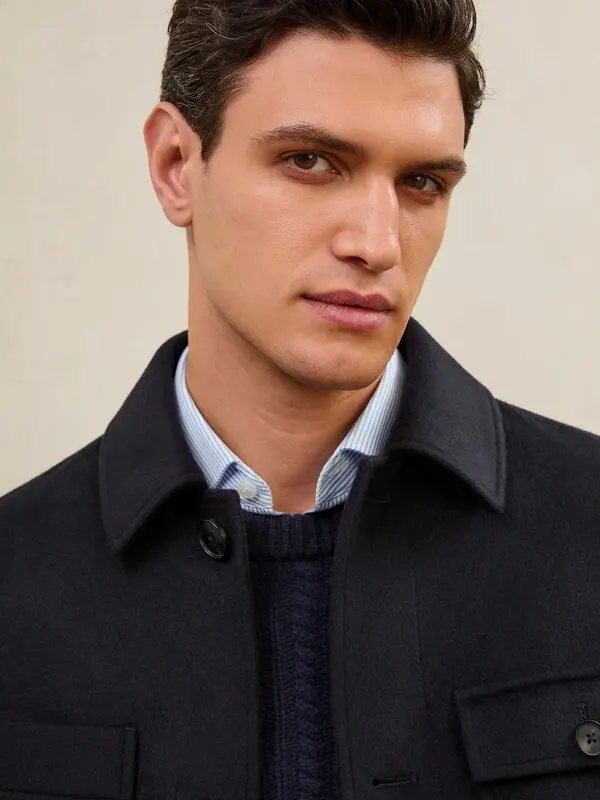 REISS Atelier Cashmere Field Jacket
