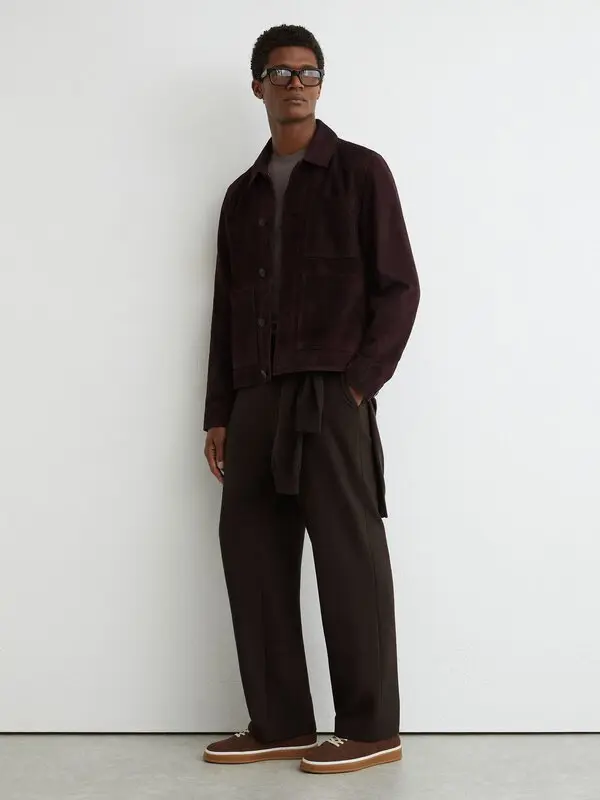 REISS Stretch Drawstring Trousers