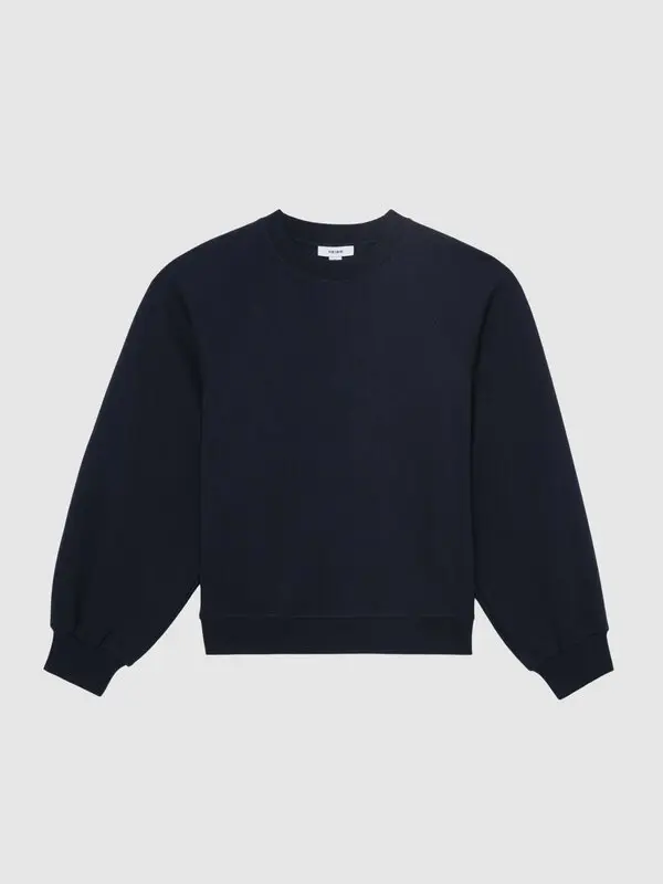 REISS Cotton-blend Full-sleeve Sweatshirt