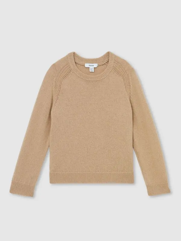 REISS 9-13 Yrs Wool Blend Crew Neck Jumper