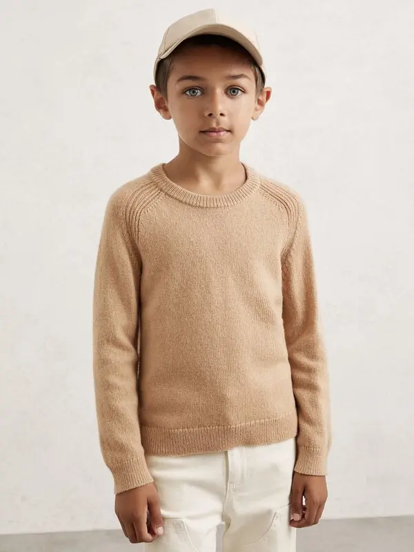 REISS 9-13 Yrs Wool Blend Crew Neck Jumper