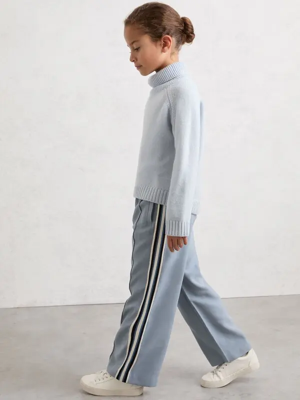 REISS 3-9 Yrs Cotton Blend Side Stripe Trousers